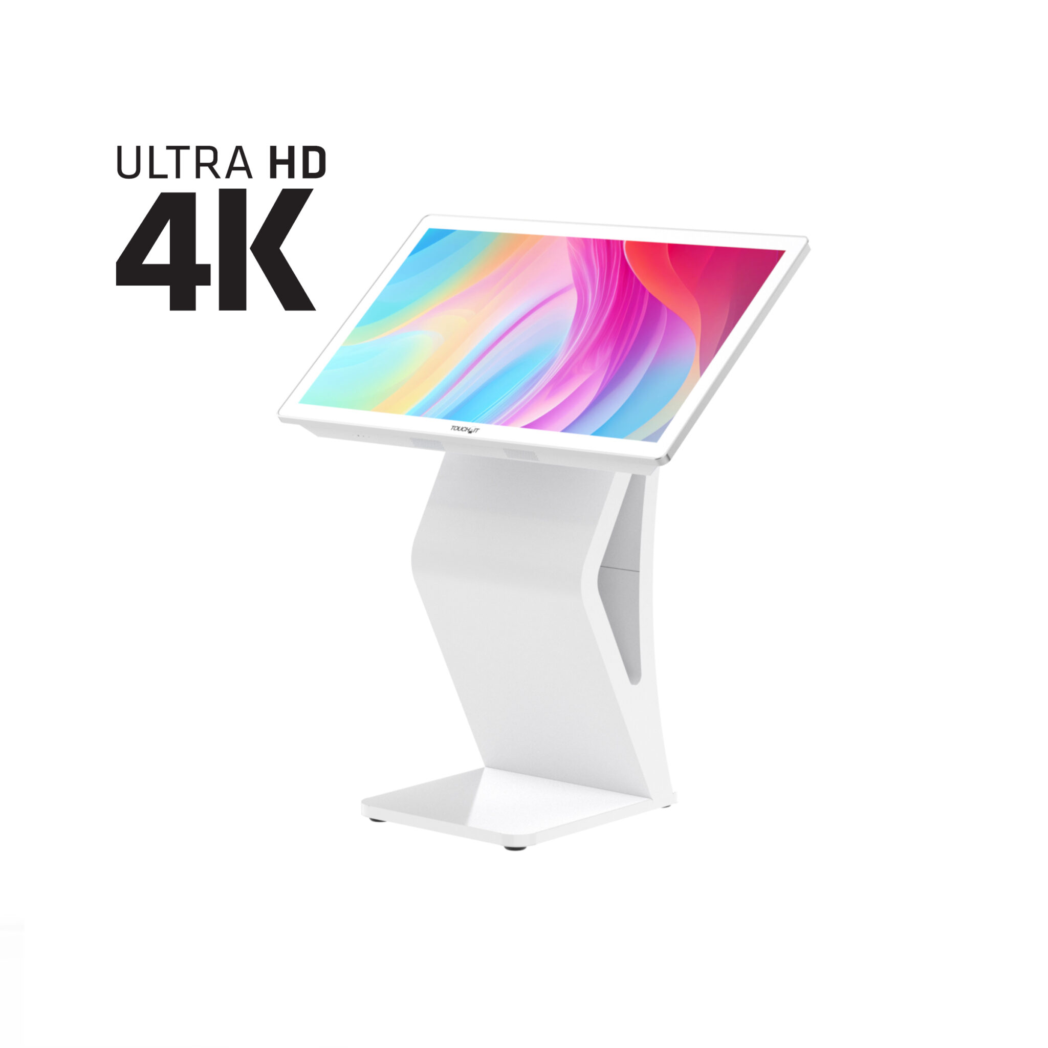 55" Kiosk POS Terminal K-Style, Signage / 4K / Weiß / Touch Display ...